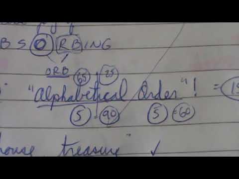 ! SYNONYM, SYMPHONY, "ALPHABETICAL ORDER" SOLVED!! (M2U08236)