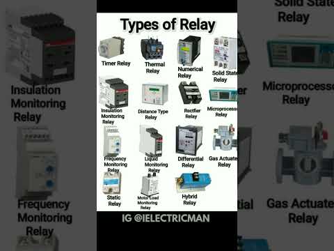 Types of Relay #numericalrelay #thermalrelay #electricrelay #relays #electricalpanel#solidstaterelay