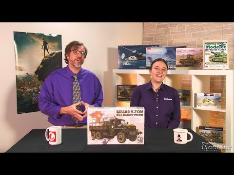 AFV Club M54A2, Eduard Spitfire, IBG RWD-8, UMM-USA Tools, Eaglemoss Back to the Future DeLorean