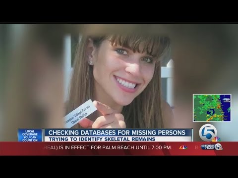 Checking databases for missing persons