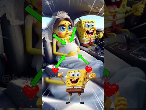 Spongebob team his wife is pregnant #spongebob #marriage #pregnant