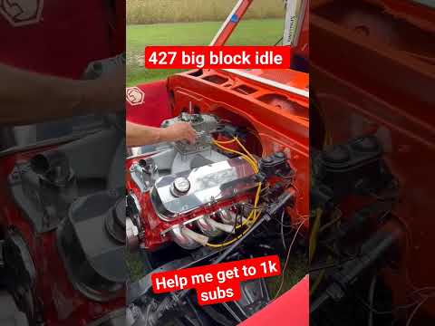 big block 427 stroker #fortheboys #burnout #chevy #bigblock #c10 #car #wheelie #442 #gbody #ls #red
