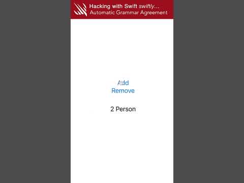 A SwiftUI tip everyone needs to know: Automatic Grammar Agreement