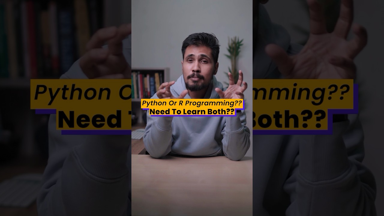 😔Python or R Programming?? Need to learn Both?? #python #rprogramming #datascience #programming