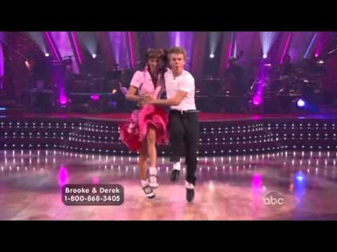 Brooke Burke & Derek Hough dancing the Jitterbug