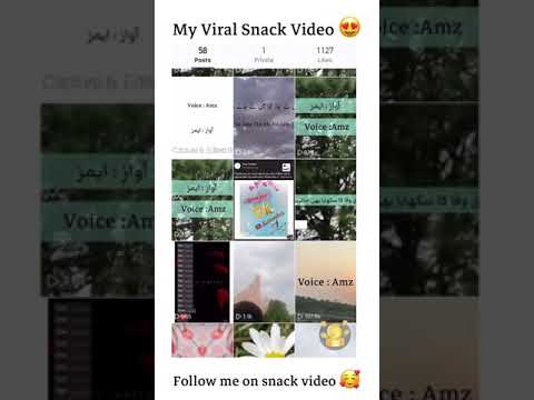 Viral Snack Video l My Lines😍 |Amz Creation #snackvideo #urdupoetry