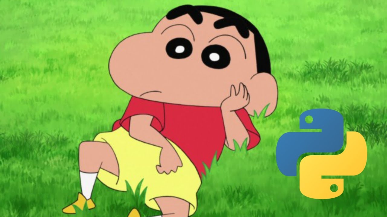 Drawing Shinchan - My Way Using Python 😄