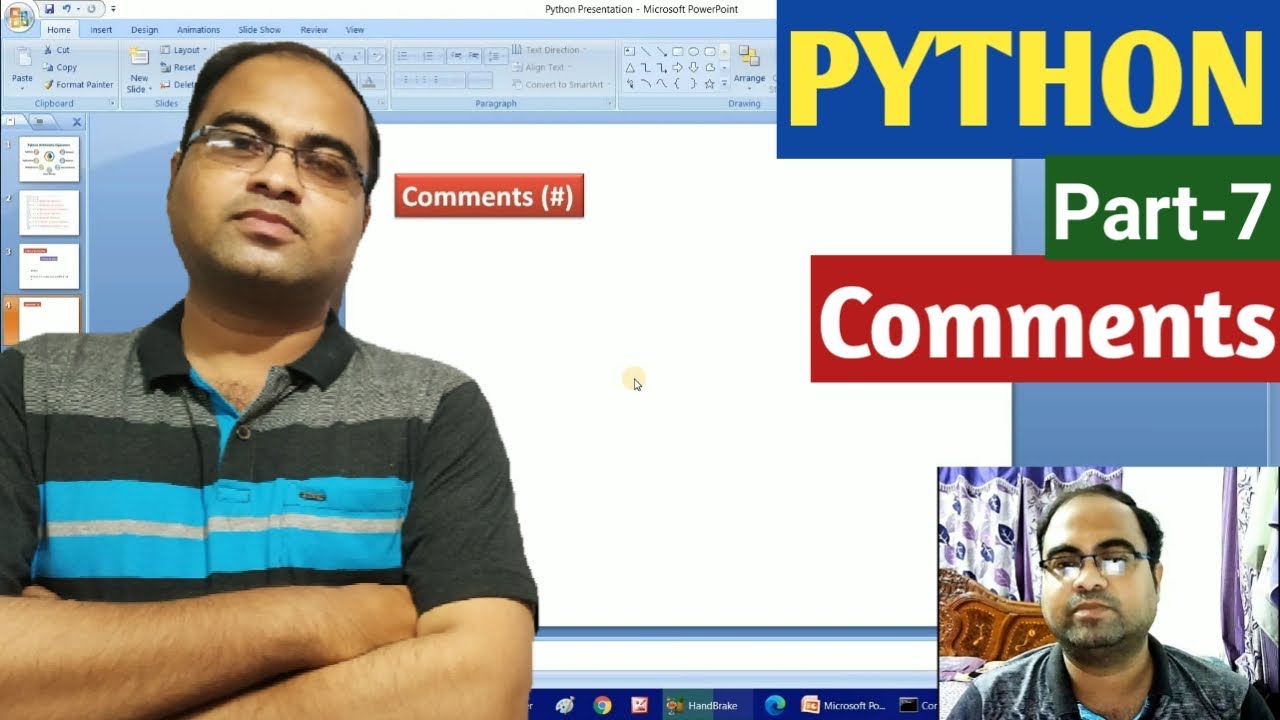 PYTHON | Part-7 | Comments