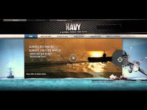 US Navy Website Gamification