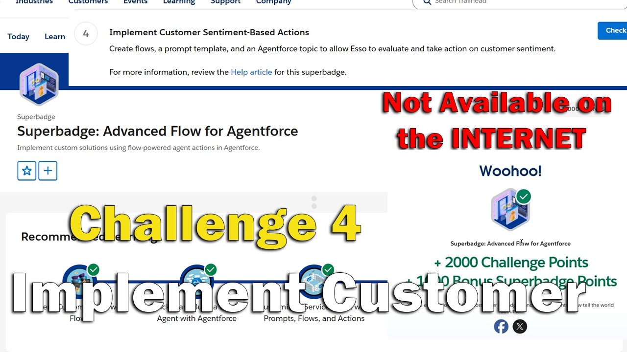Superbadge Advanced Flow for Agentforce Unit - Challenge 4 - Implement Customer Sentiment Based
