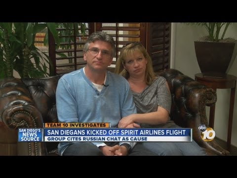 Local residents say they were kicked off Spirit Airlines flight over language