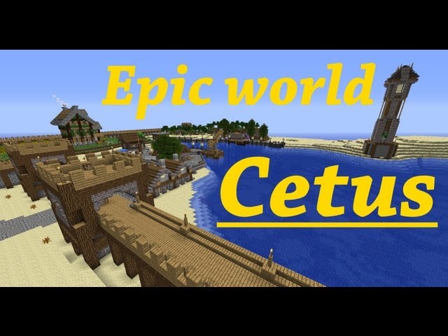Cetus - Huge World with 2 Factions Minecraft Map