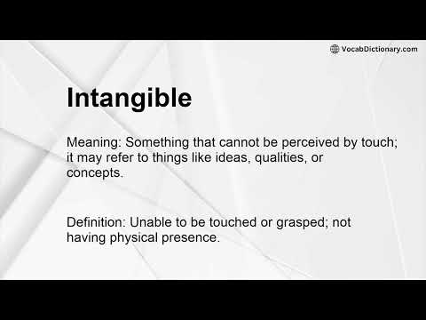 Intangible Meaning