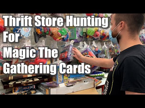 This is How I go Thrift Store Hunting for Magic The Gathering Cards