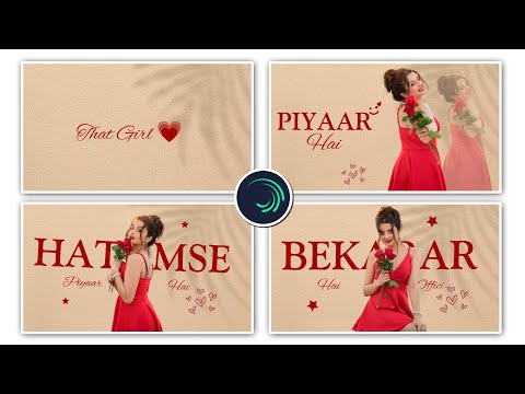 New Trending 1pic Lyrics Video Editing Alight Motion Instagram trending video editing 2025