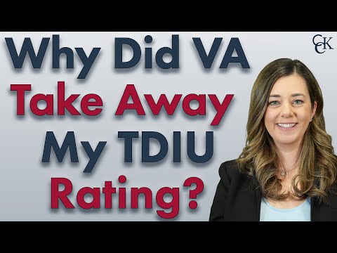Why VA Takes Away 100% TDIU Ratings: Veterans Benefits