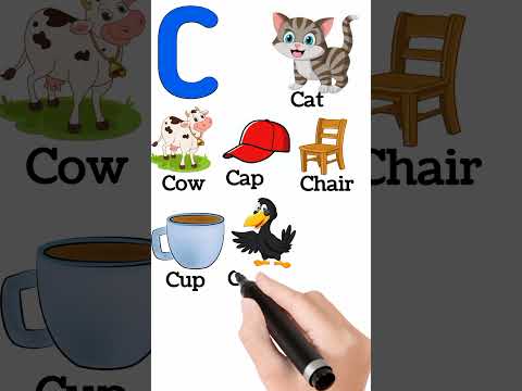 C ,alphabet words with pictures | The Kituu World