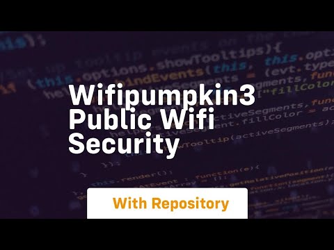 Wifipumpkin3 public wifi security