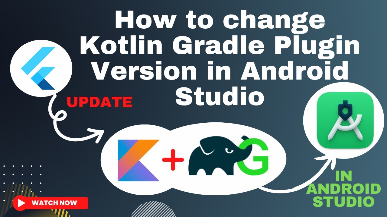 How to Update to the Latest Kotlin Gradle Plugin Version in Android Studio  #flutter