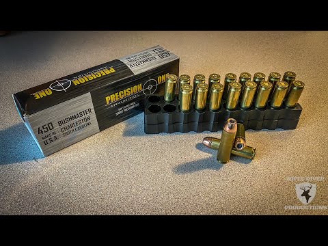 Precision One 450 Bushmaster 240gr XTP Mag Accuracy Results