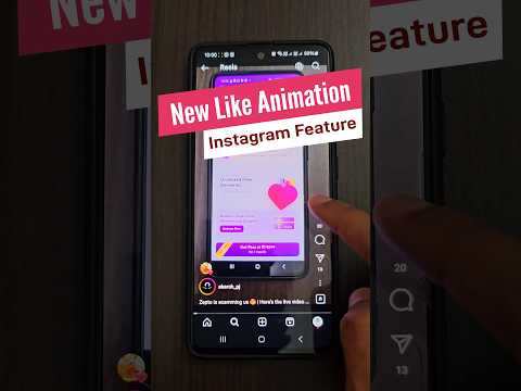 Instagram's new Like Animation | Latest Update Changes