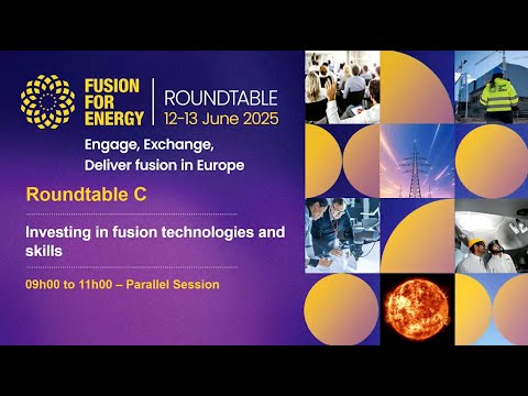 F4E Roundtable - Roundtable C: Investing In Fusion Technologies And Skills
