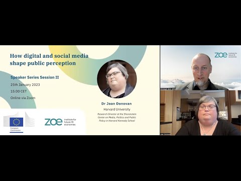 How digital and social media shape public perception (#SocialPolicyUnpacked Session II)