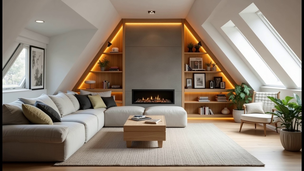 Elevate Your Space | Stunning Modern Attic Design Ideas