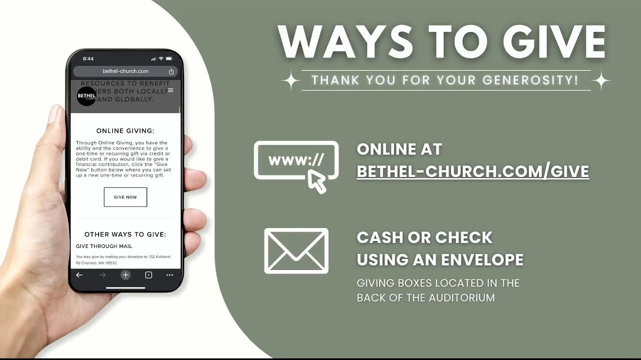 Bethel Church - Chehalis 8:30AM Gathering | 03/29/2026