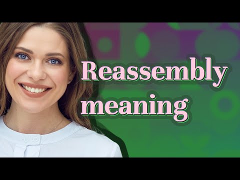 Reassembly | meaning of Reassembly