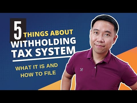 What are Withholding Taxes | ANO ANG WITHHOLDING TAX NG BIR