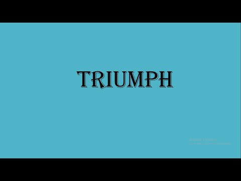 Triumph meaning