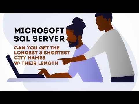 SQL - Query cities w/ shortest and longest names with length!!!