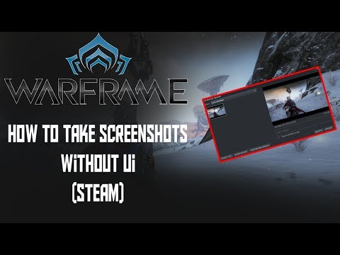 Warframe | How to Take Screenshots Without UI / HUD (2019) [UNDER 1 MINUTE]