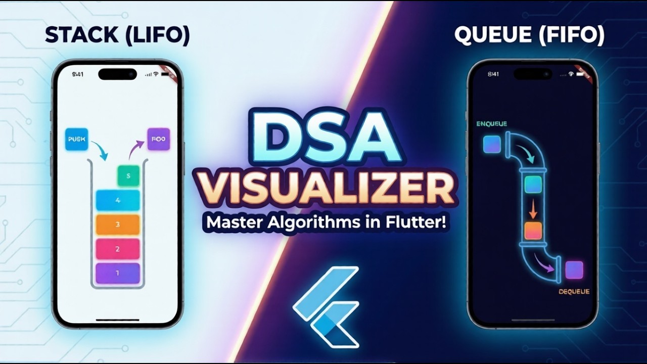 I Built a DSA Visualizer App in Flutter, Watch Algorithms Come Alive
