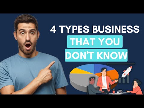 Types Of Business Models | 4 Kinds Of Business Models | Myron Golden