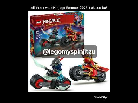 All Ninjago Summer 2025 set leaks so far #lego #legoninjago #ninjago #2025 #legoninjagodragonsrising