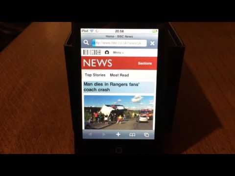 Web browsing – iPod touch – Older iPhones