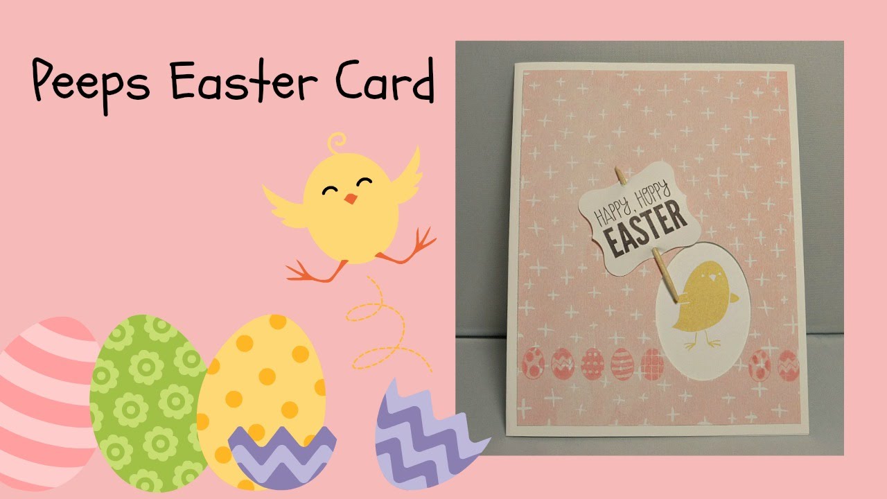 Peeps Easter Card