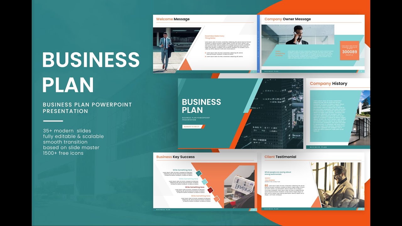 Business Plan Presentation Template for PowerPoint & Google Slides