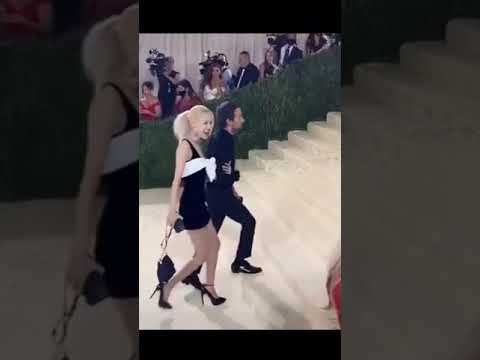 ROSÉ AT THE MET GALA with Anthony Vaccarello #rosé #metgala #anthony #ysl #shorts