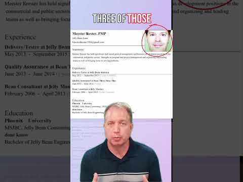 Tips for Resumes: Leave Out the Photo