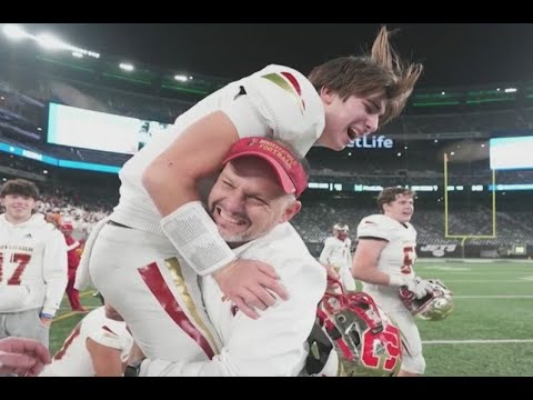 NJ Catholic high school makes history with fourth state football title