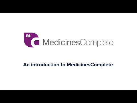 MedicinesComplete User Guide - An introduction to MedicinesComplete