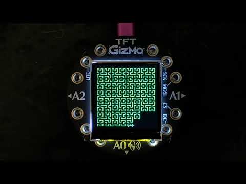TFT Gizmo Turtle Graphics Demo @adafruit @johnedgarpark #adafruit: A ...