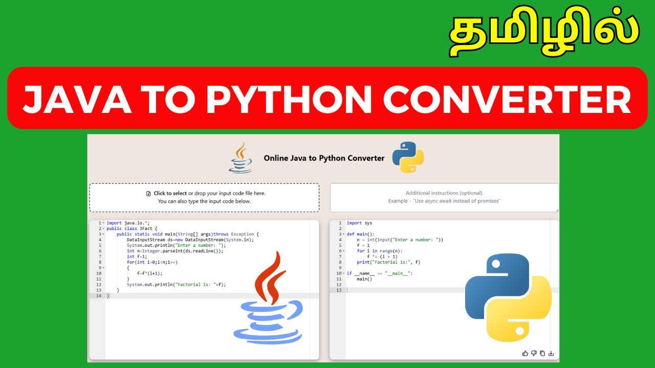 Java Programming - Convert Java to Python