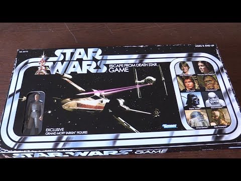 New Retro Collection Star Wars Death Star Escape Board Game with Grand Moff Tarkin - Starwarsnut77