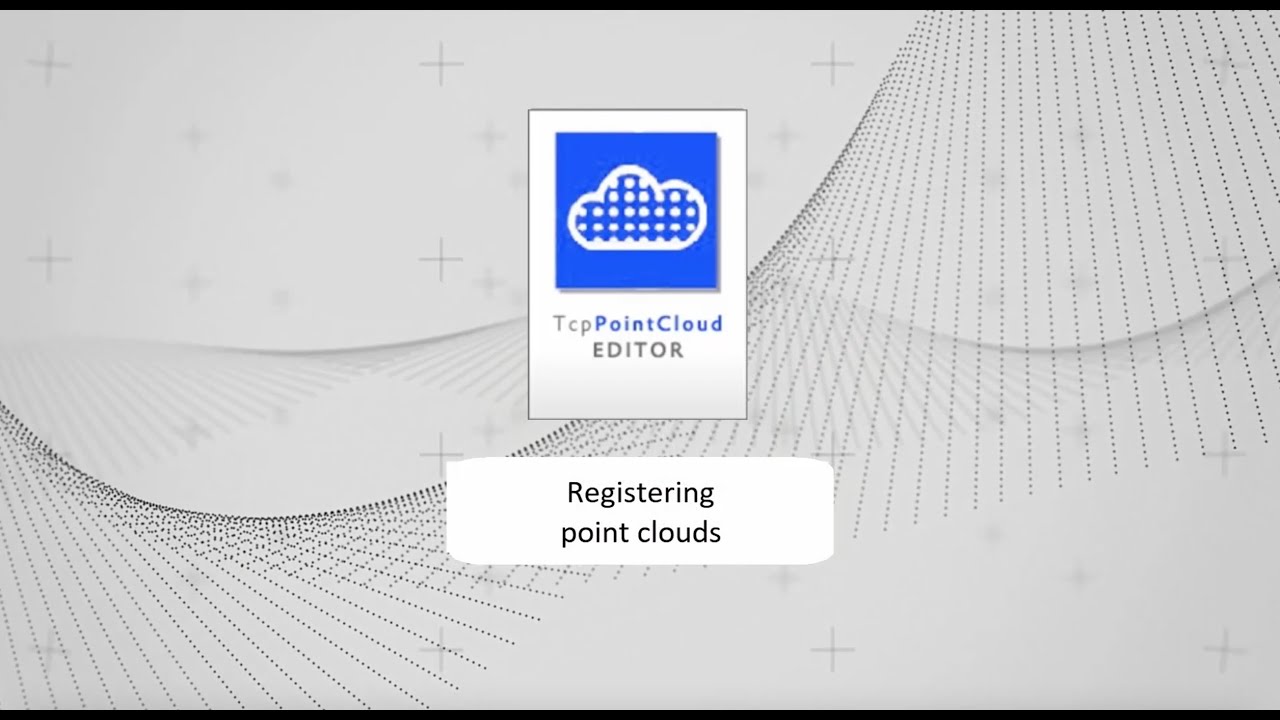 How do you register point clouds from different scans with Aplitop Tcp PointCloud Editor