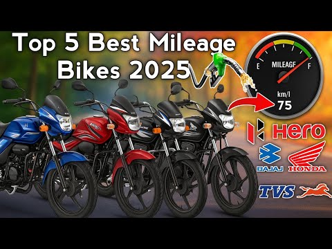 Top 5 Best Mileage Bikes in India 2025 🏍️ | ₹90K to ₹1 Lakh On-Road Price | Tamil Review