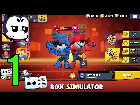 Box Simulator Kit Brawl Stars - Gameplay Walkthrough Part 1 (iOS, Android)